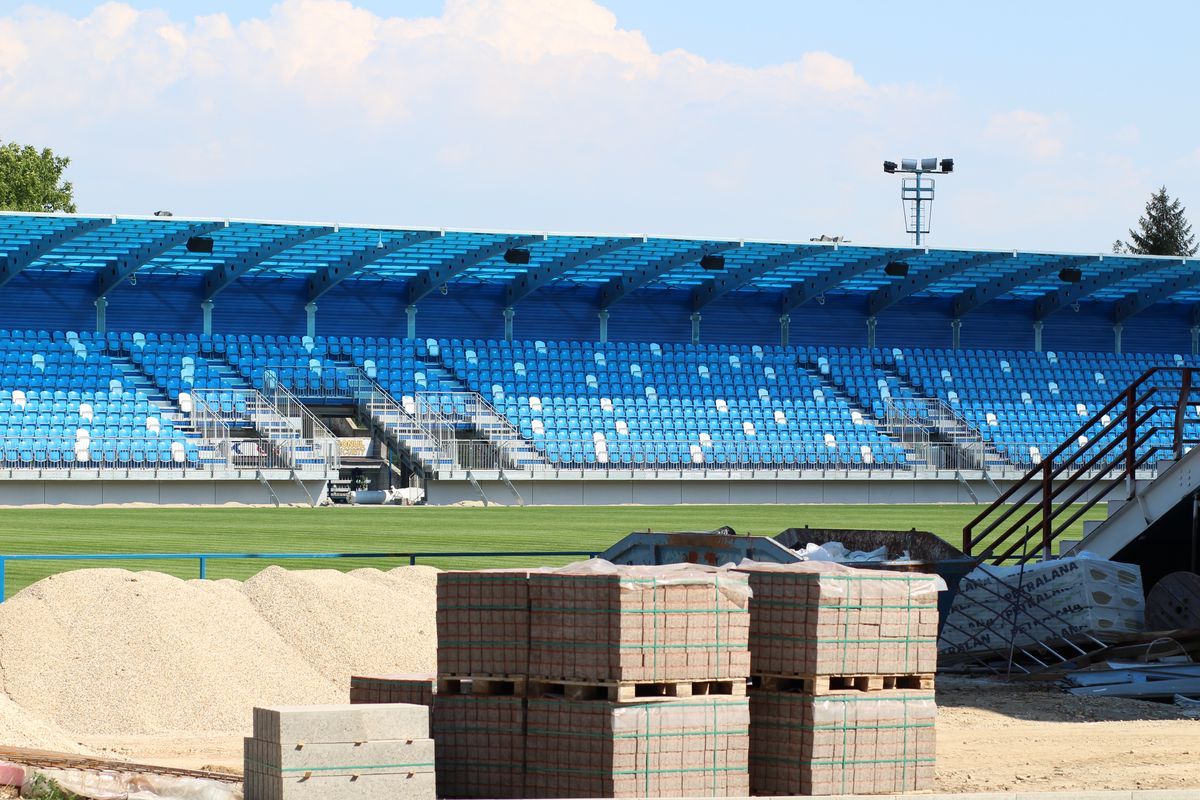 FOTO: Futbalový štadión FC Nitra krátko pred úvodom do novej sezóny ...