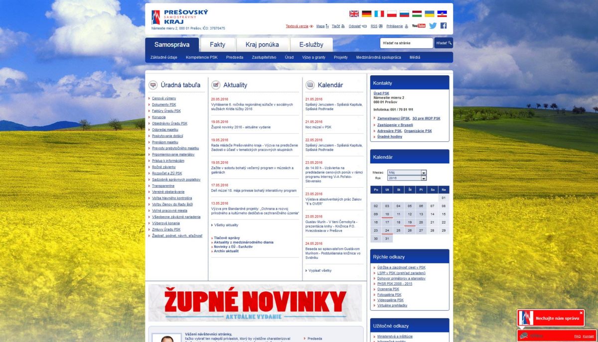 VÚC Prešov | Podnikam.sk