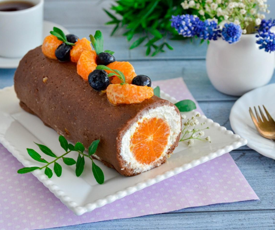 Nepecena rolada s mandarinkami.png - Mňamky-Recepty.sk