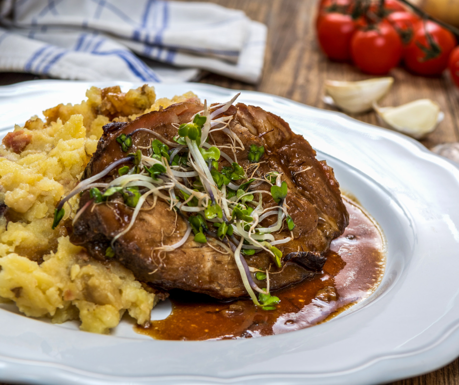 Pečená krkovička na víne - Mňamky-Recepty.sk