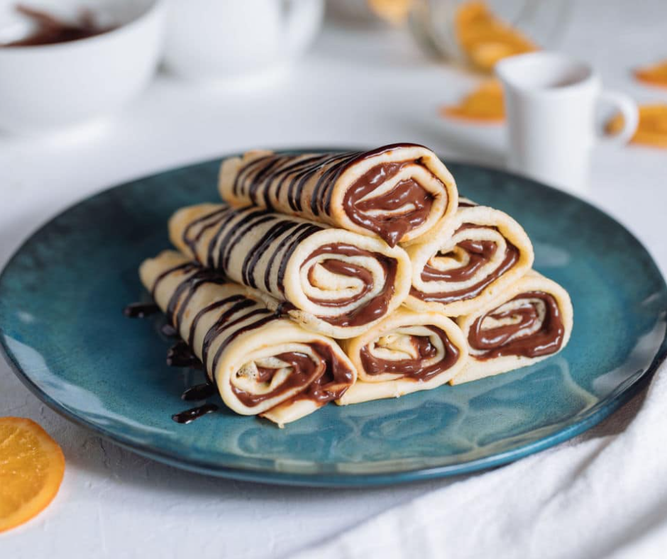 Plnené palacinky s čokoládou a banánmi - Mňamky-Recepty.sk