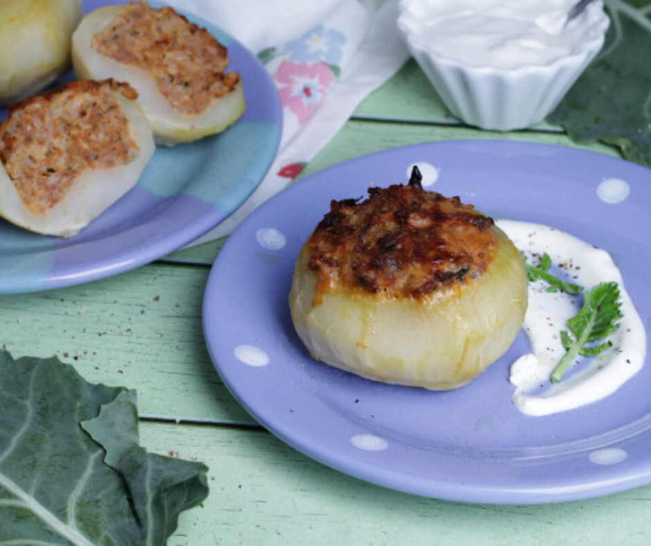 Plnený kaleráb - Mňamky-Recepty.sk