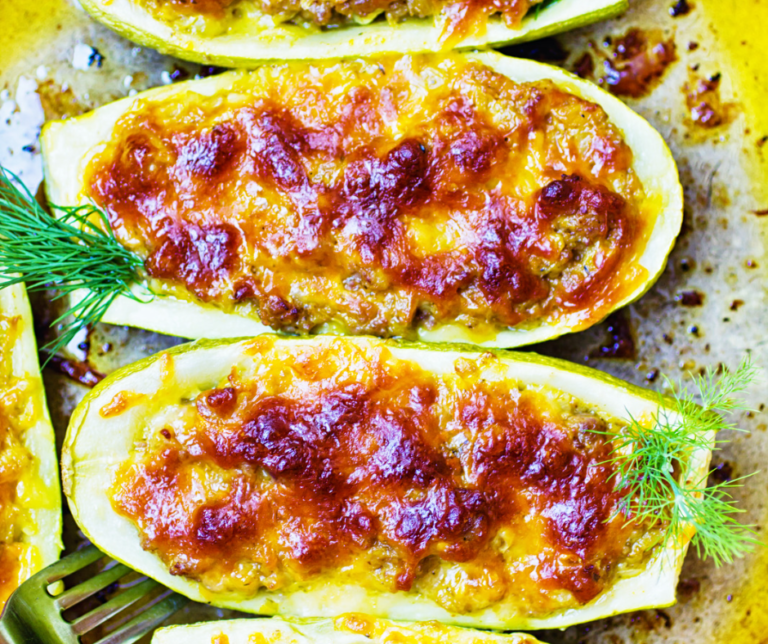 Plnená cuketa s mletým mäsom a syrom - Mňamky-Recepty.sk