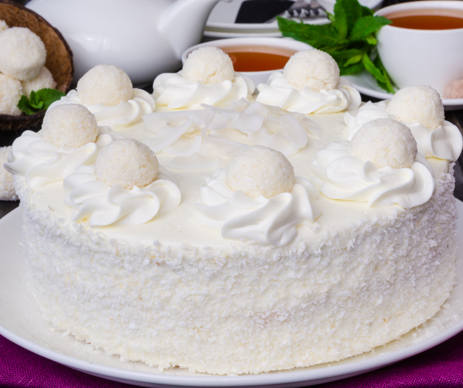 Kokosová Margot torta so šľahačkou - Mňamky-Recepty.sk