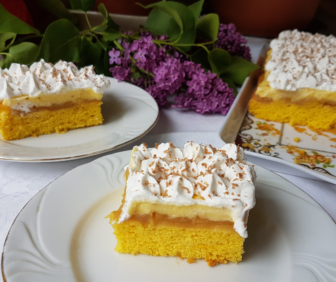 Obrátený jablkový koláč - Mňamky-Recepty.sk