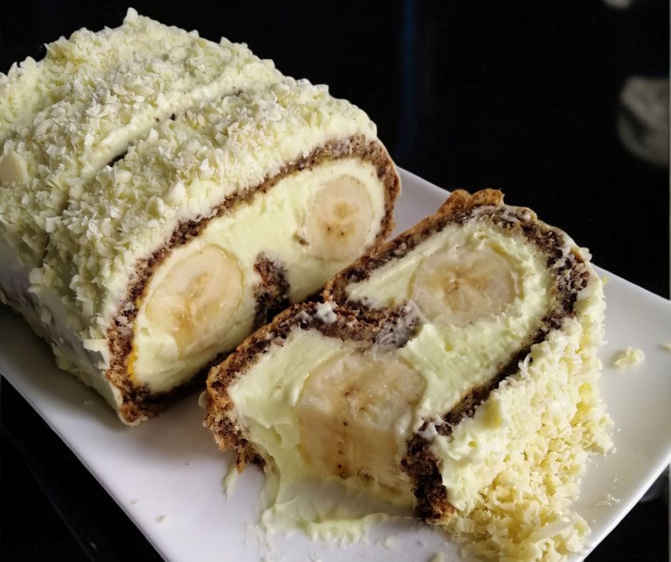 Mačacie oči, banánová roláda - Mňamky-Recepty.sk