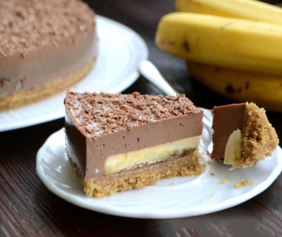 Čokoládovo banánová mousse torta bez pečenia - Mňamky-Recepty.sk