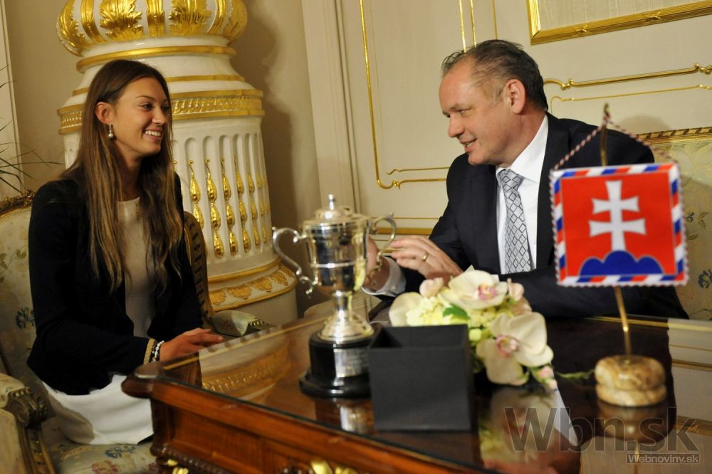 Prezident Kiska prijal víťazku Australian Open Mihalíkovú - SITA.sk