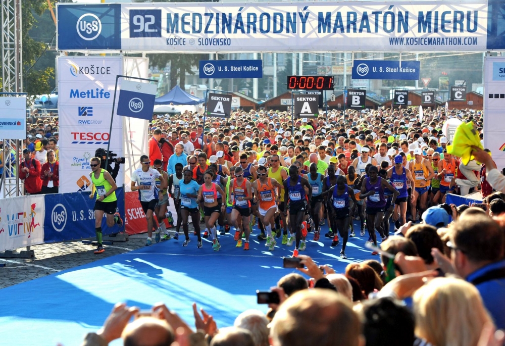 Medzinárodný maratón mieru obmedzí dopravu v Košiciach - SITA.sk