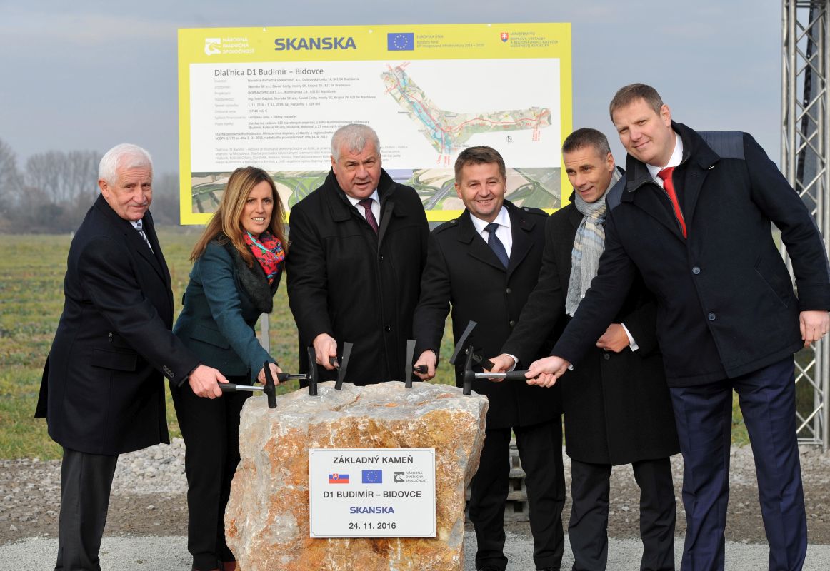 Výstavba úseku D1 Budimír - Bidovce sa oficiálne začala - SITA Doprava