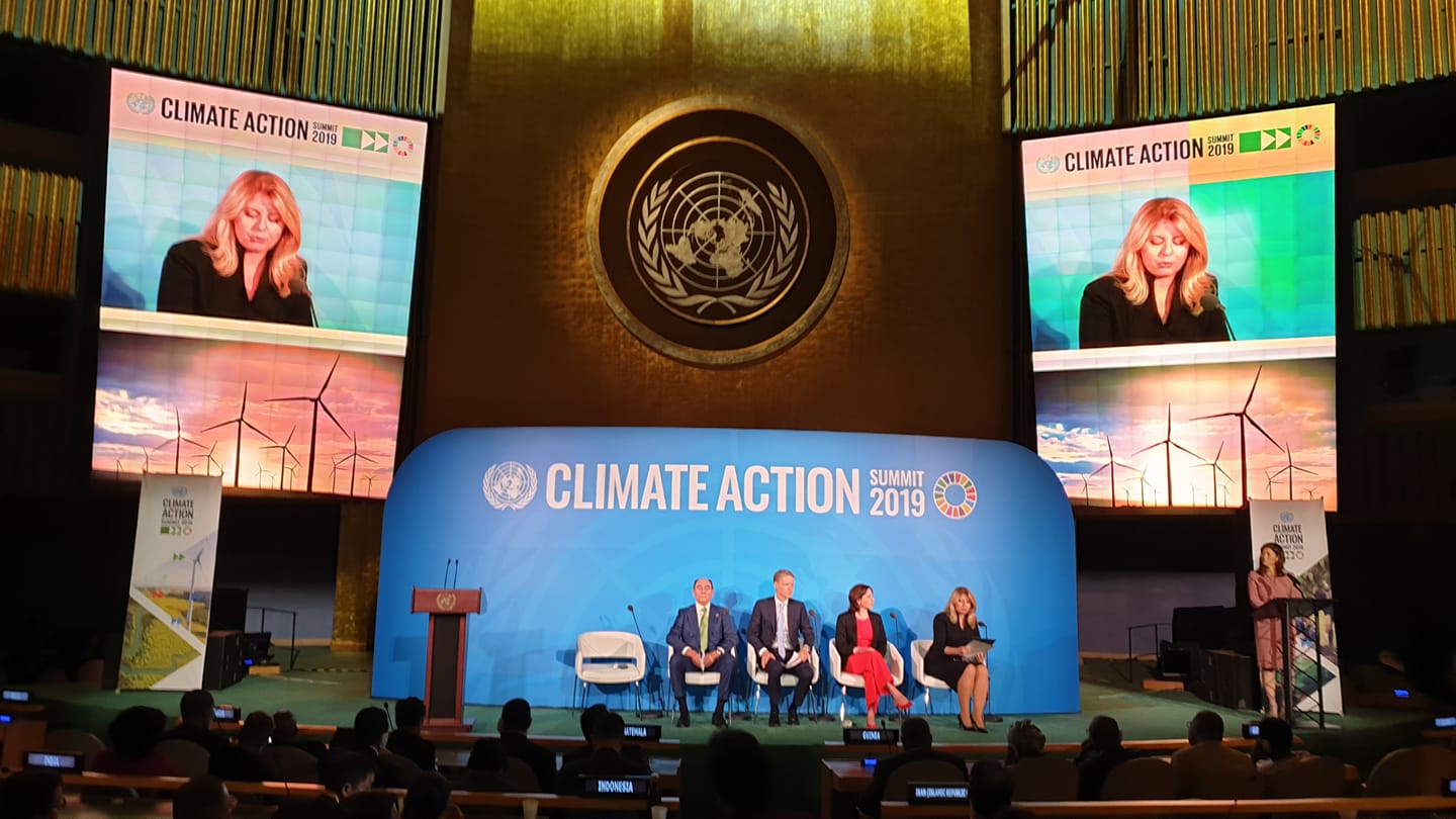 Prezidentku Čaputovú znepokojuje tvrdenie, že klimatická zmena neexistuje, uviedla to na summite ...