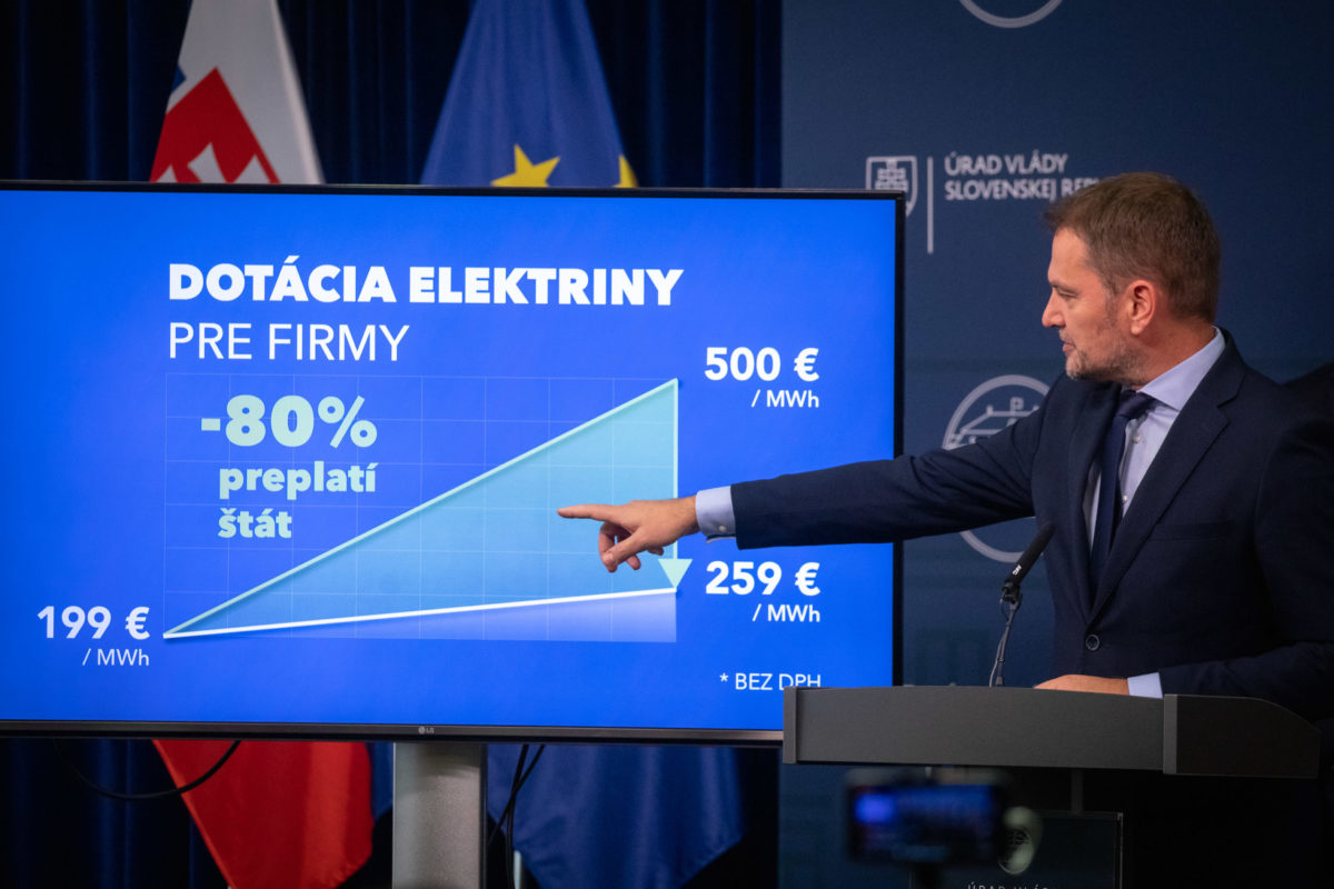 Zastropovania cien elektriny a plynu sa podniky dočkajú až od nového roku, ale len ak sa splní ...