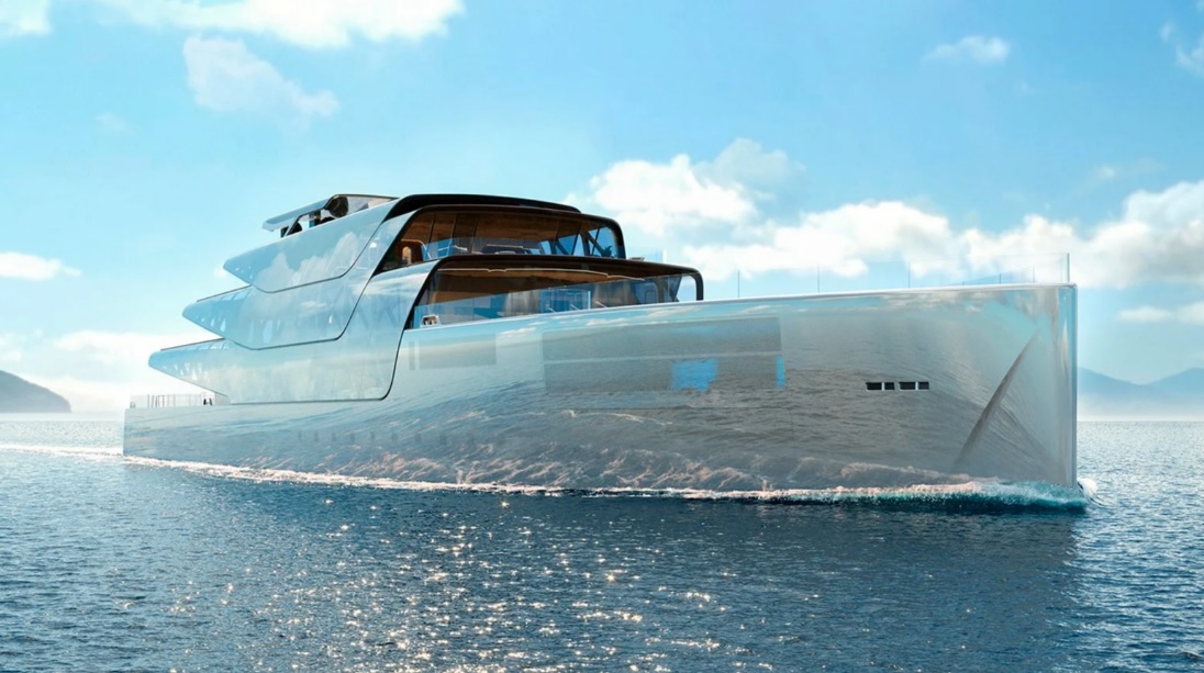 Prvá superjachta na svete z 3D tlačiarne s nulovými emisiami pripomína ...