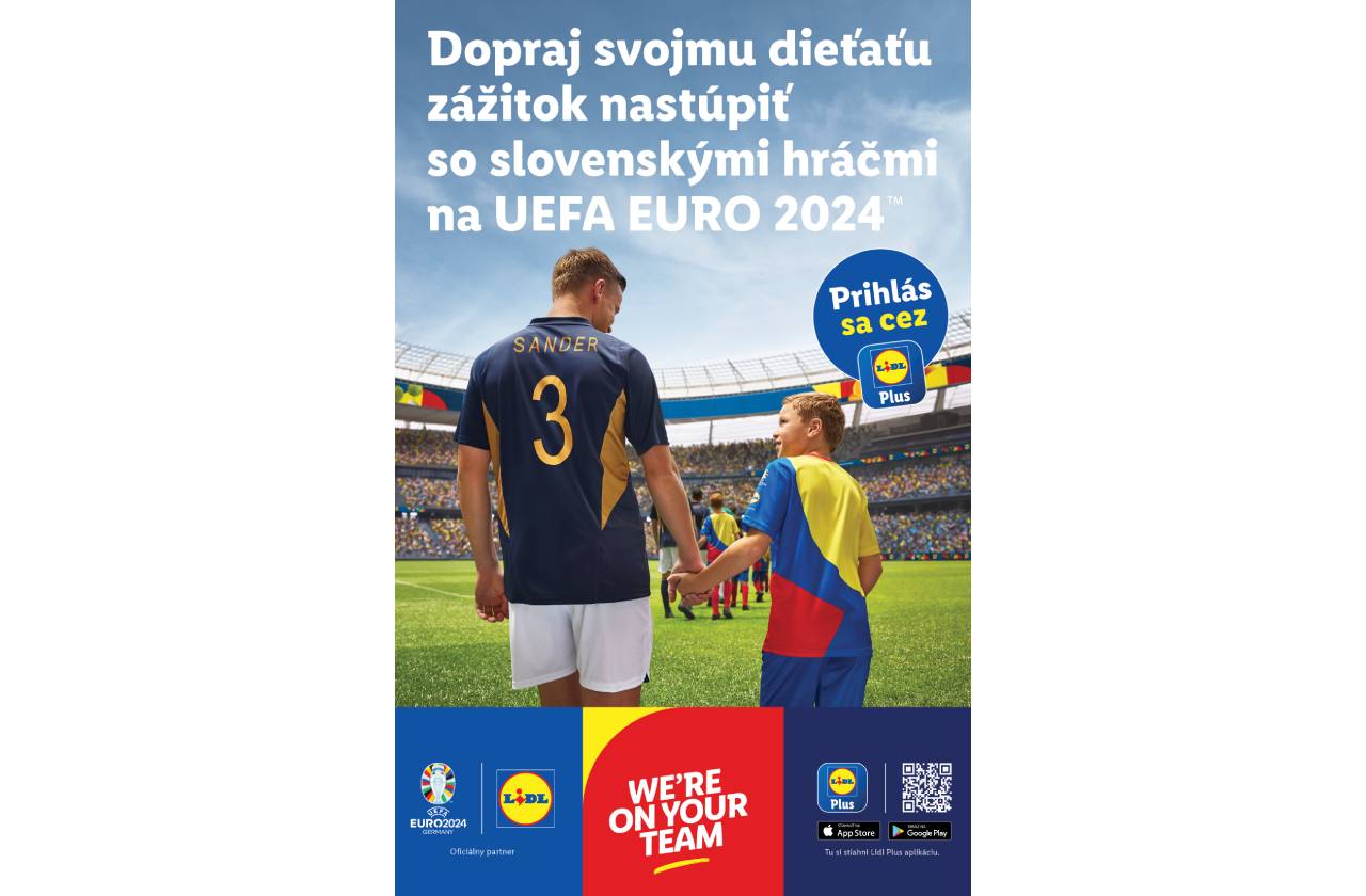 Lidl spúšťa projekt UEFA EURO 2024™: Lidl Kids Team - SITA.sk