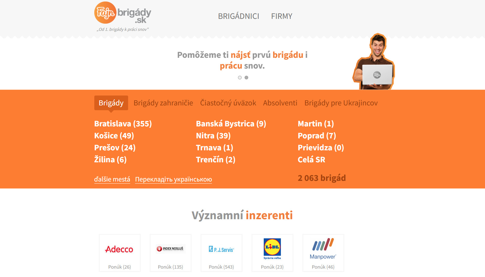 Na Slovensko prichádza nový portál s brigádami – Fajn-brigady.sk - SITA.sk