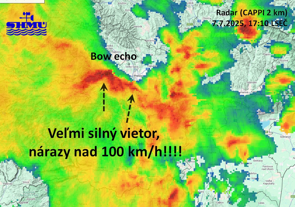 Búrky napáchali aj škody a vyskytli sa supercely, Prešov aj Gelnica ...