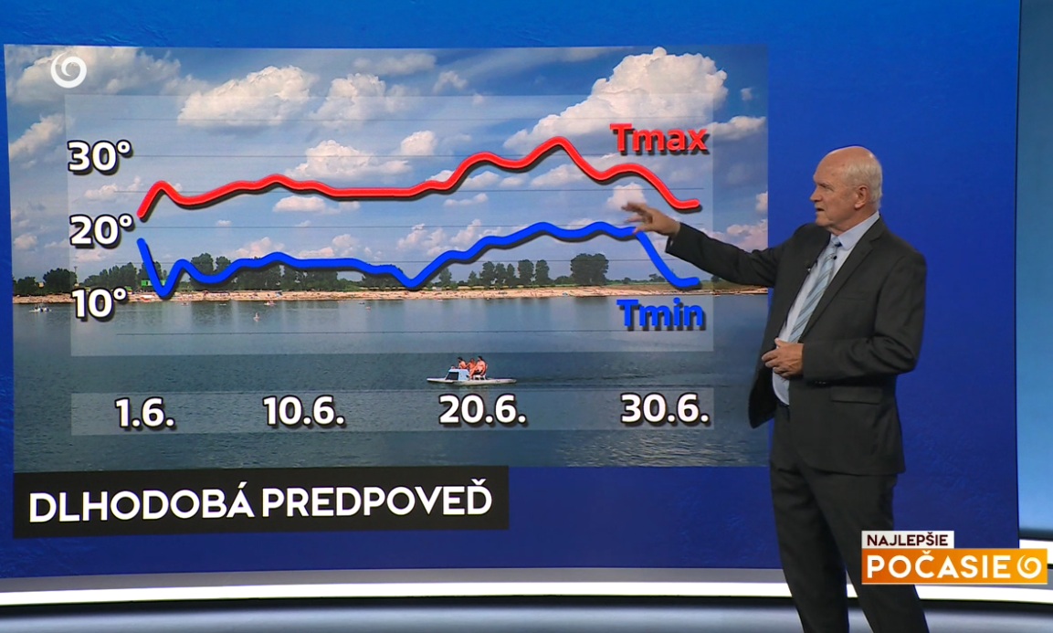 Meteorológ Jurčovič ukázal počasie na celý jún. Prídu 30-stupňové ...